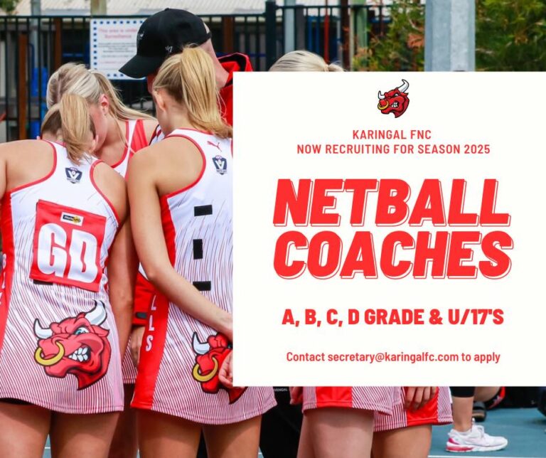 Karingal Bulls Football Netball Club | 2025 NETBALL COACHES